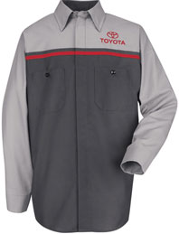 Toyota Technician Long Sleeve Shirt - OCCUPATIONAL APPAREL